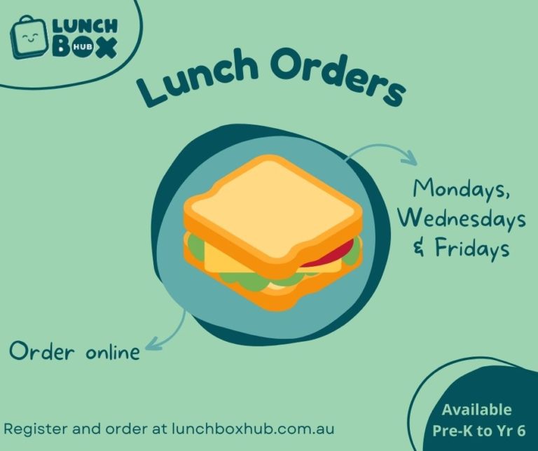 Lunch Orders – Monday, Wednesday and Friday – Orana CPS